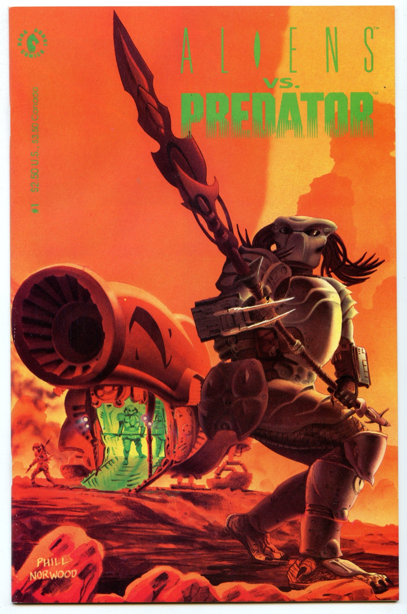 Aliens vs Predator 1 (Jun 1990) NM- (9.2) – Cowtown Comics