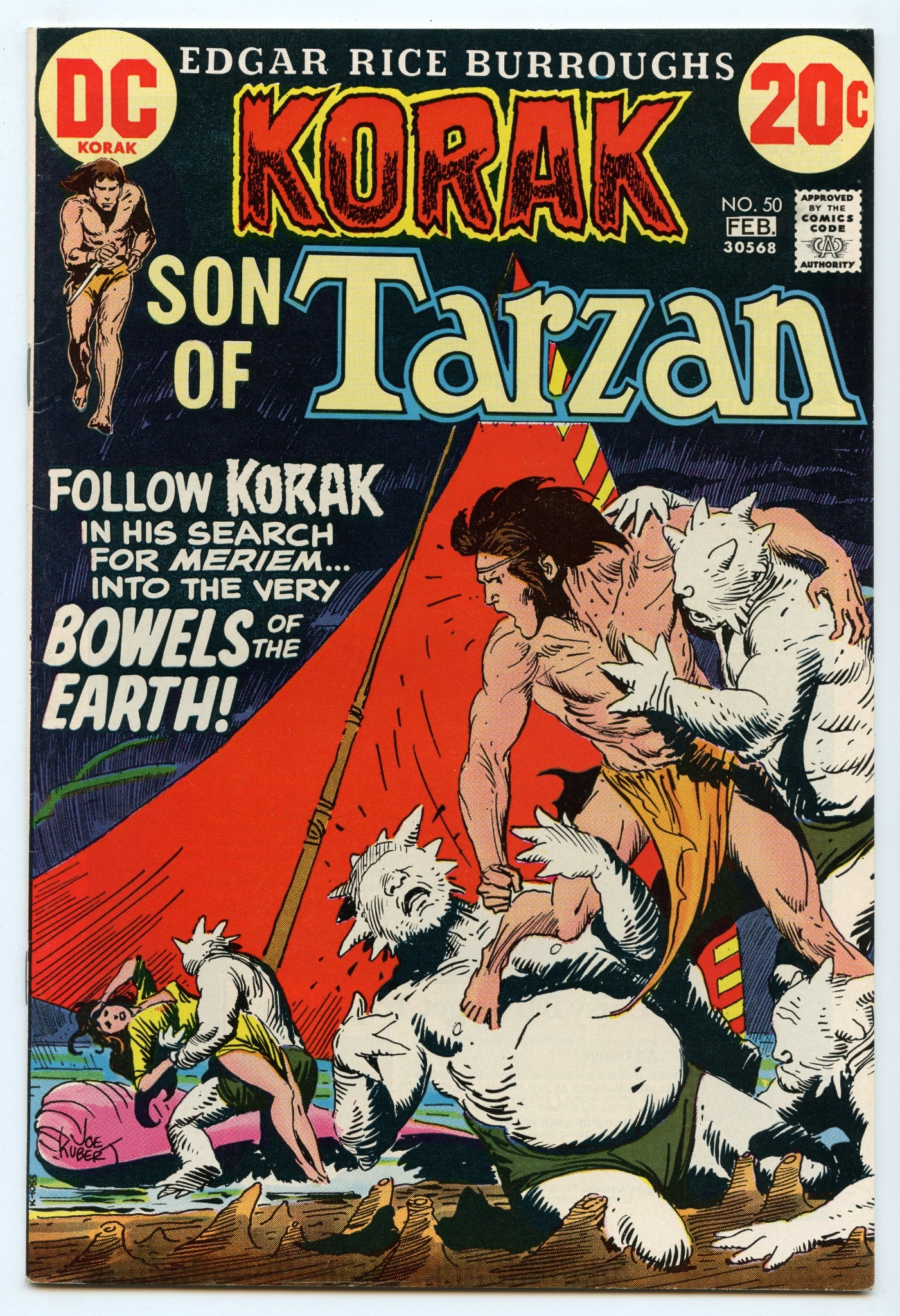 Korak, Son of Tarzan 50 (Feb 1973) VF (8.0) – Cowtown Comics
