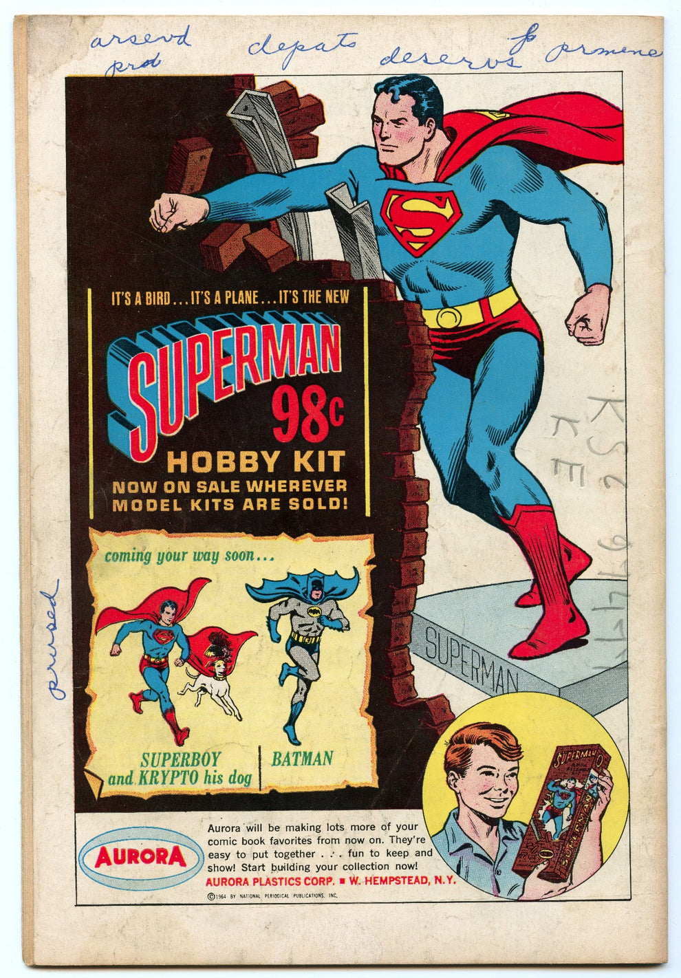Superboy 117 (Dec 1964) VG (4.0) – Cowtown Comics